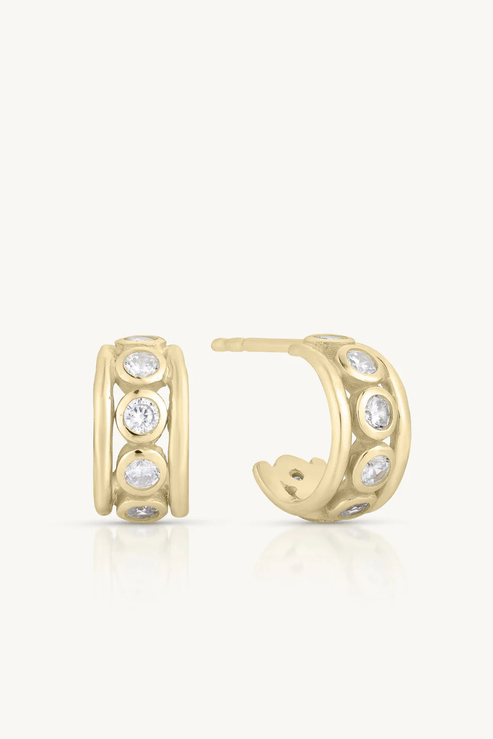 Toni May Olympia Gold Hoops